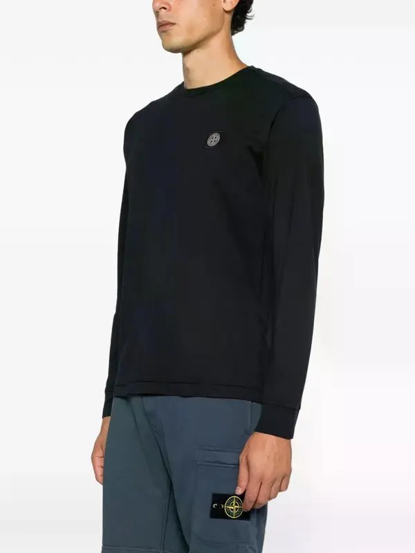 Stone Island Logo-patch Long-sleeve T-shirt