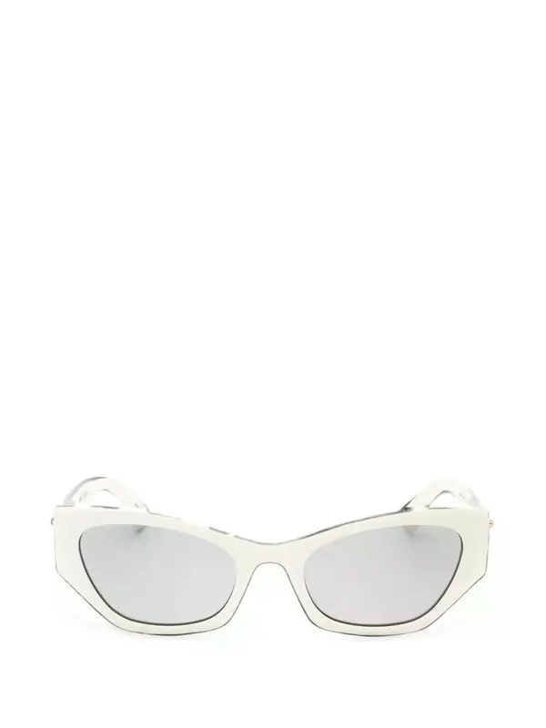 Moschino Zip-detail Cat-eye Sunglasses