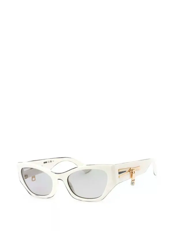 Moschino Zip-detail Cat-eye Sunglasses
