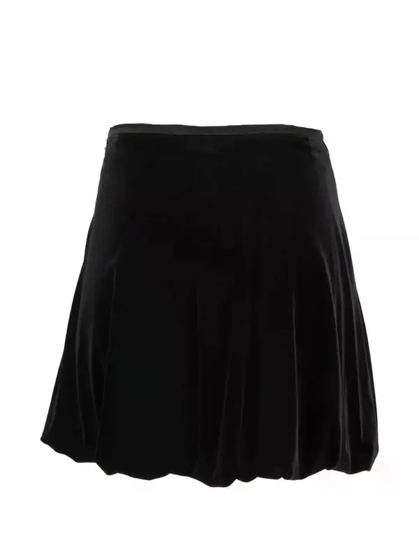 Emporio Armani Velvet Mini Skirt