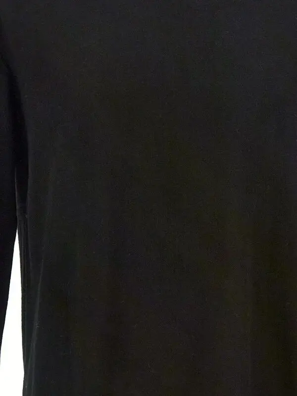LANEUS Ribbed-trim Merino Wool Sweater