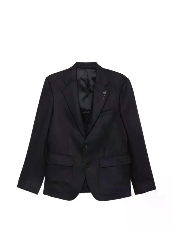 LARDINI Flap-pocket Single-breasted Blazer
