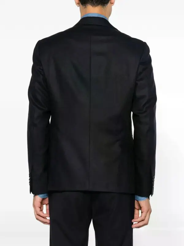 LARDINI Flap-pocket Single-breasted Blazer