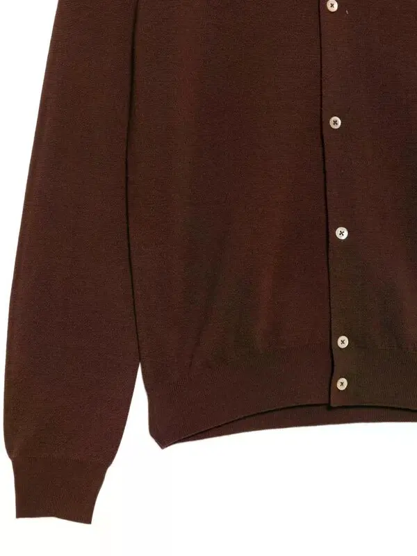 Aspesi Obet Merino Wool Cardigan Sweater