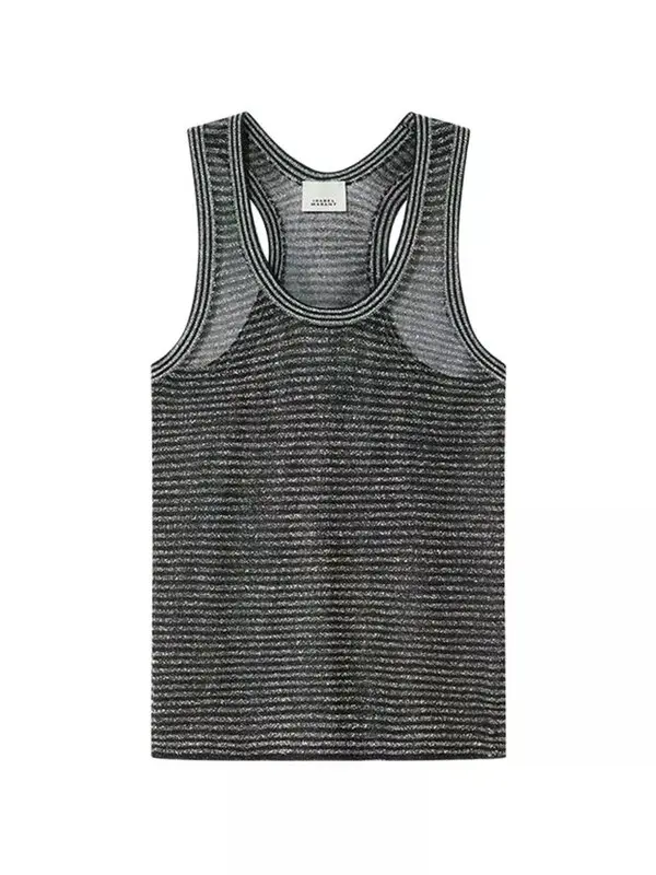 Isabel Marant Étoile Cevara Metallic Striped Top