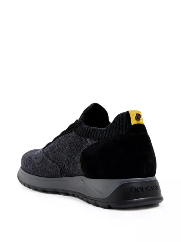 DOUCAL'S Ribbed Panelled Sneakers