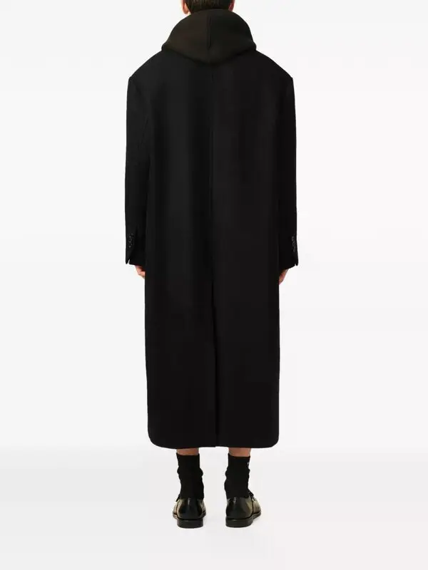 AMI Paris Long Double Breasted Wool Coat