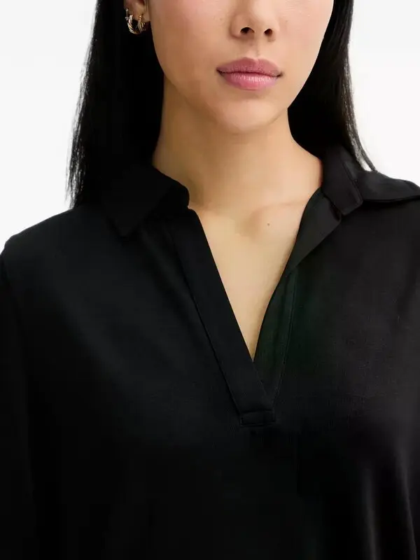 Marc O'polo Long-sleeve Polo-collar Midi Dress