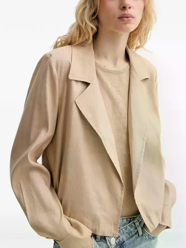 Marc O'polo Notch-lapel Elasticated-hem Jacket