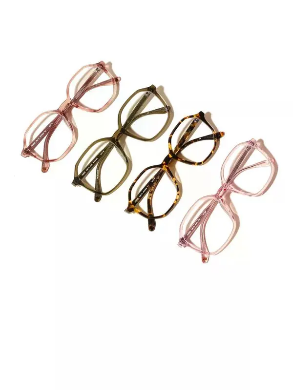 PETER AND MAY Georgia Geometric-frame Glasses