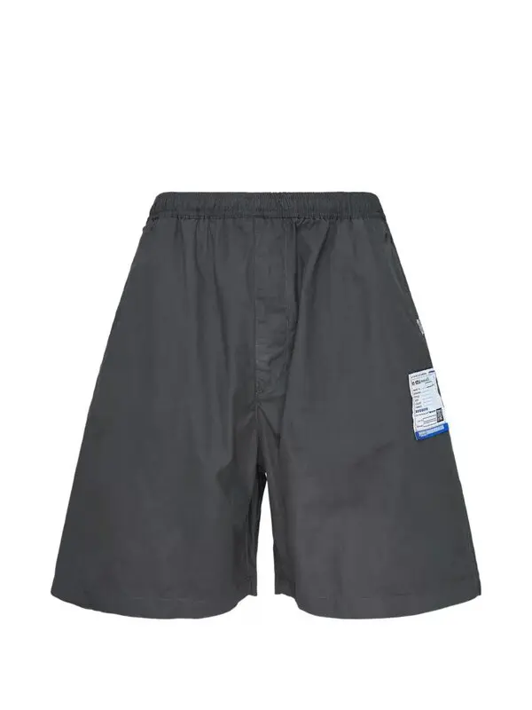 Mihara Yasuhiro Logo-patch Shorts - Grey
