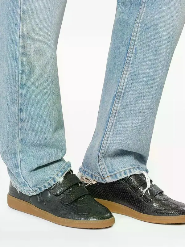 Isabel Marant Étoile Beth Python-embossed Sneakers