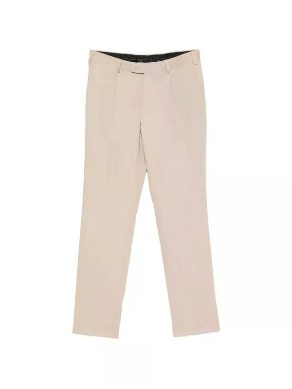 Brioni Pressed-crease Tailored Trousers