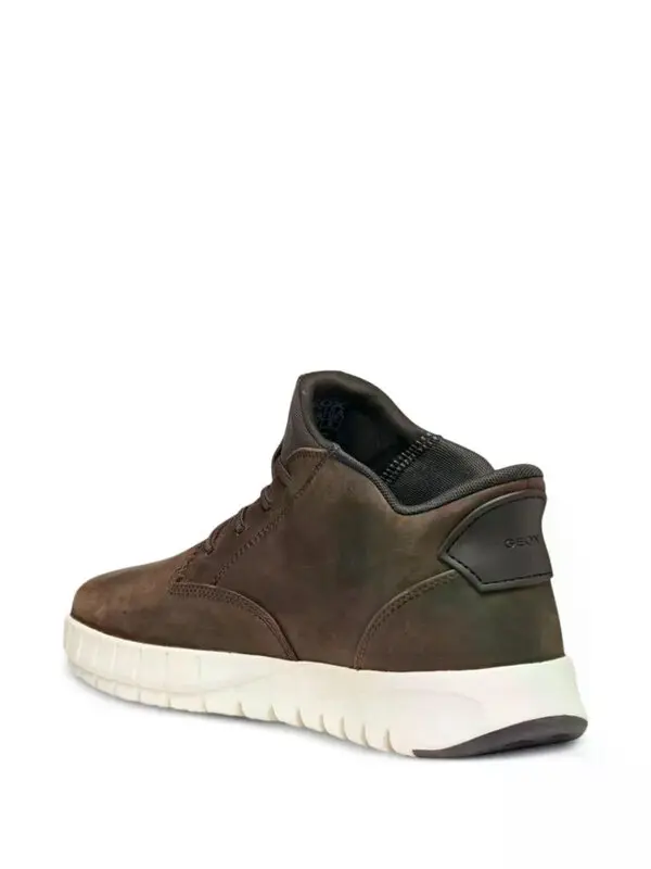 Geox Lace-up Leather Sneakers