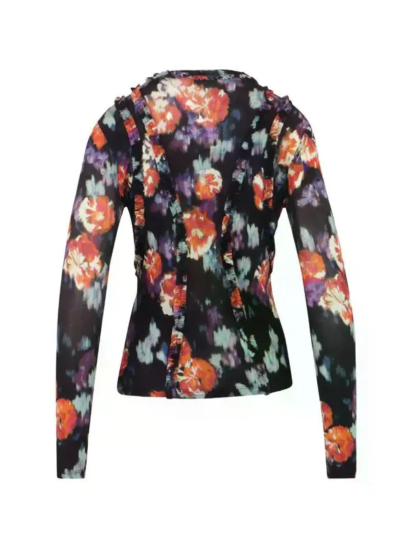 Ulla Johnson Ruffled Floral-print Top