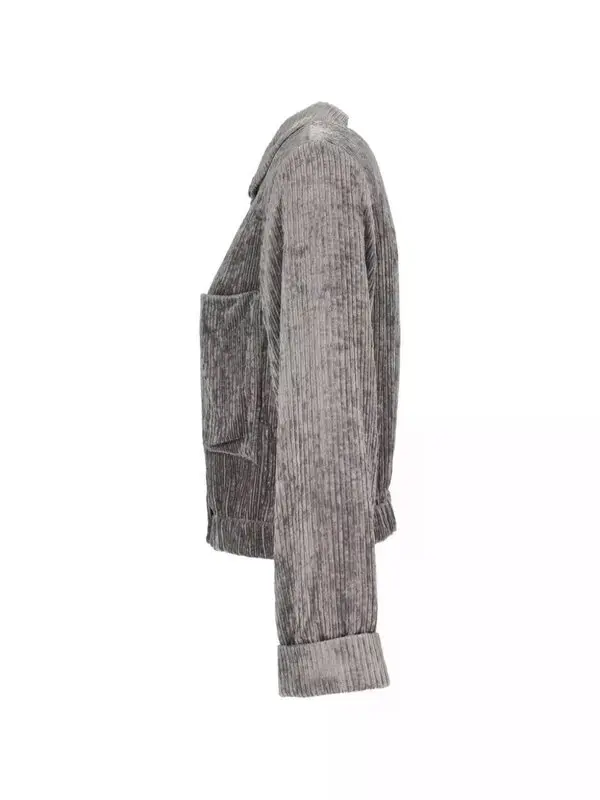 Emporio Armani Corduroy-effect Button-up Jacket