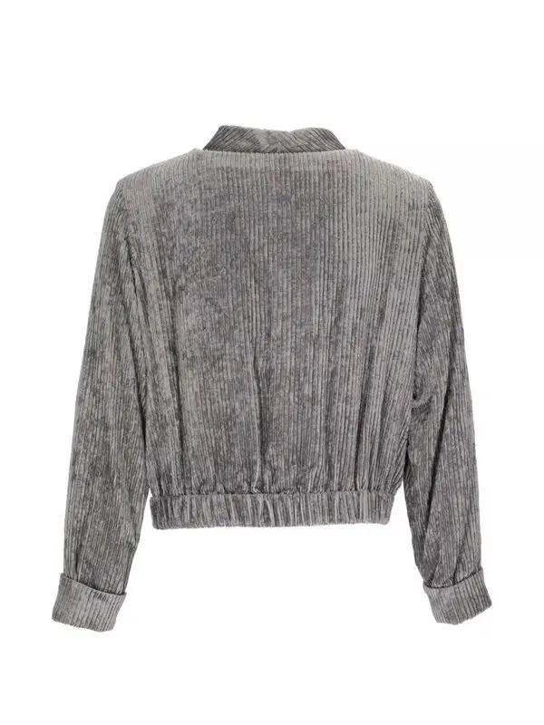 Emporio Armani Corduroy-effect Button-up Jacket