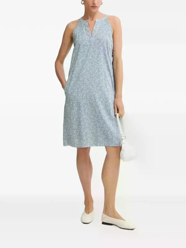 Marc O'polo Butterfly-print Sleeveless Mini Dress