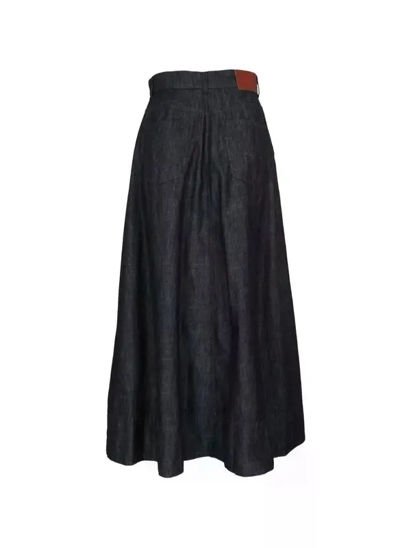 Emporio Armani High-waisted Flared Maxi Skirt