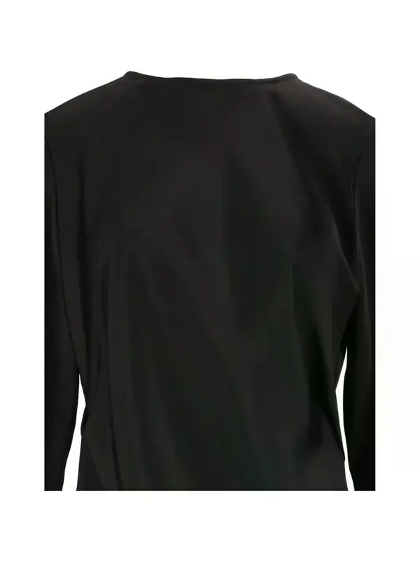 Emporio Armani Long-sleeve Gathered Maxi Dress