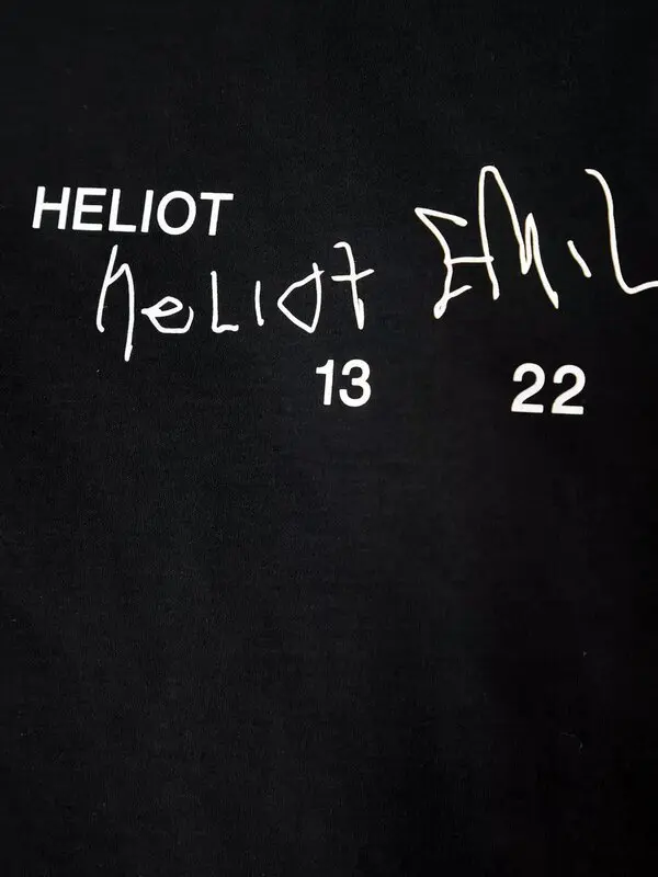 HELIOT EMIL Fulgens Logo-print Short-sleeve T-shirt