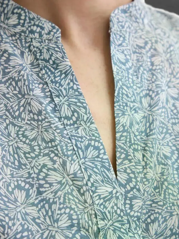 Marc O'polo Butterfly-print Sleeveless Blouse