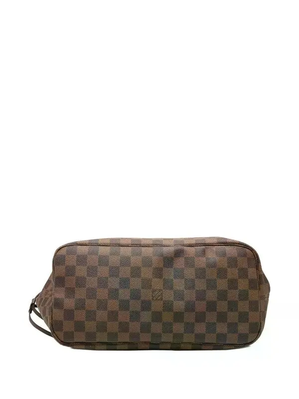 LOUIS VUITTON 2009 Damier Ebene Neverfull Mm Tote Bag