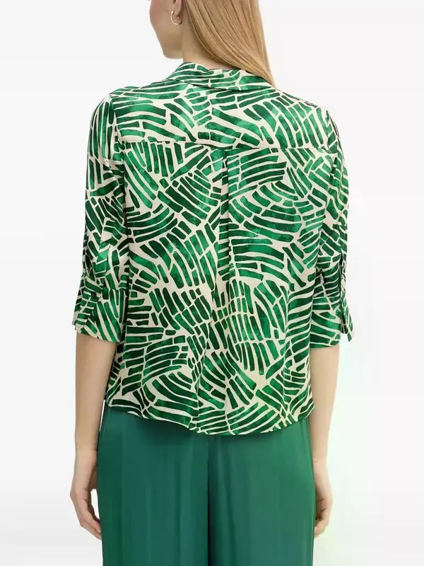 MARC AUREL Abstract-print Button-up Shirt