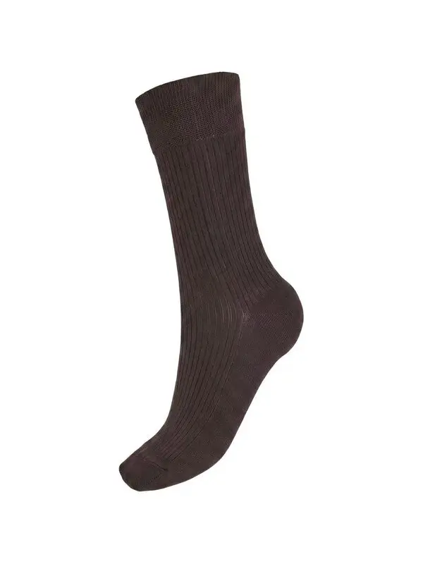Wolford Ribbed Stretch-cotton Socks