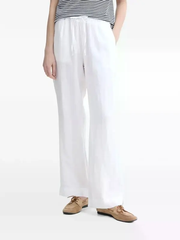 Marc O'polo Drawstring Wide-leg Trousers - White