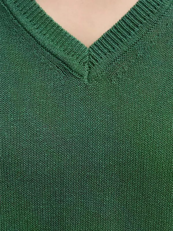 MARC AUREL V-neck Knitted T-shirt