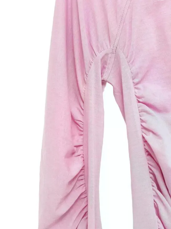JW Anderson Ruched Long-sleeve Top - Pink