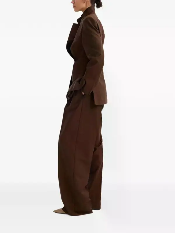 RÓHE Piqué Overlap Suit Jacket