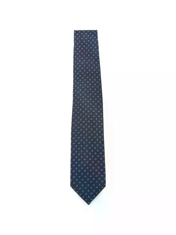 BARBA NAPOLI Geometric-print Tie