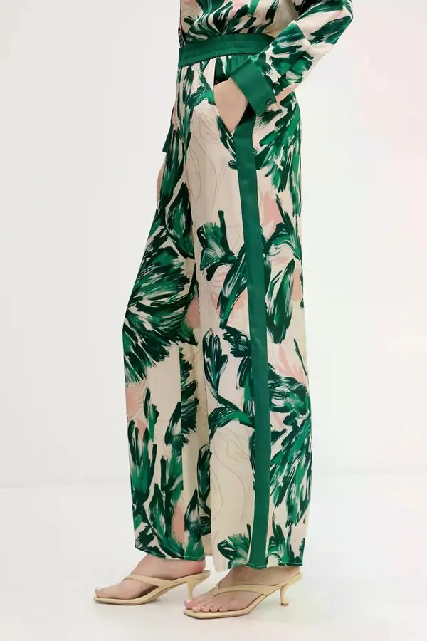 MARC AUREL Floral-print Trousers