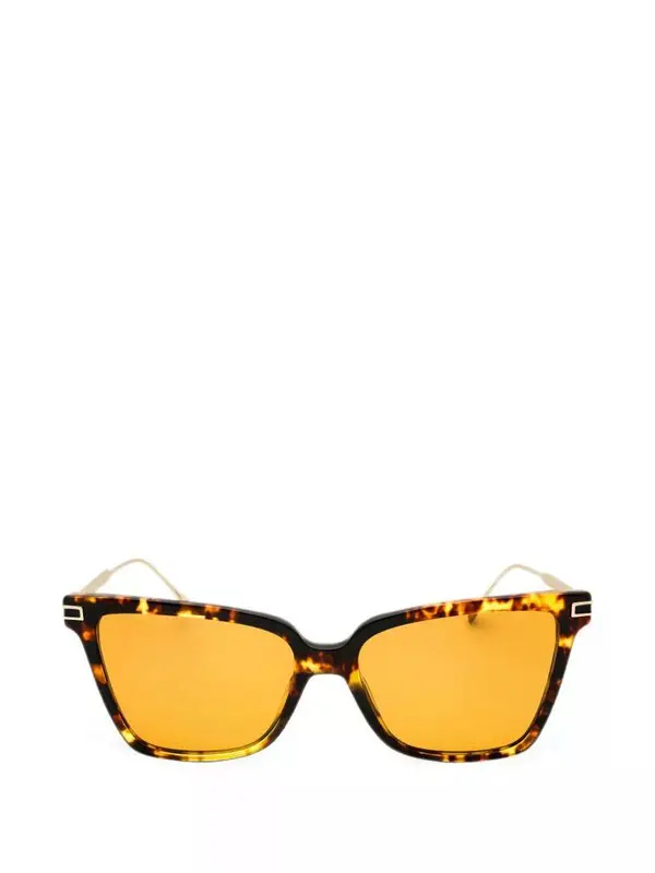 FERRAGAMO Tortoiseshell-effect Cat-eye Sunglasses