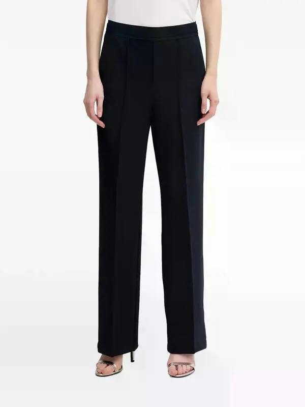 MARC AUREL Pressed-crease Straight-leg Trousers