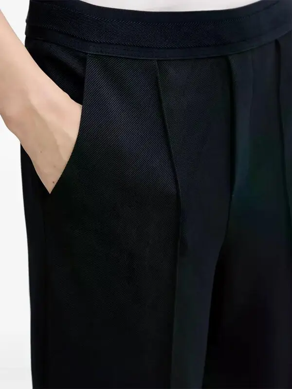MARC AUREL Pressed-crease Straight-leg Trousers