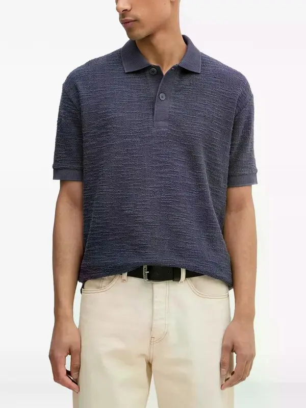 Marc O'polo Textured Short-sleeve Polo Shirt
