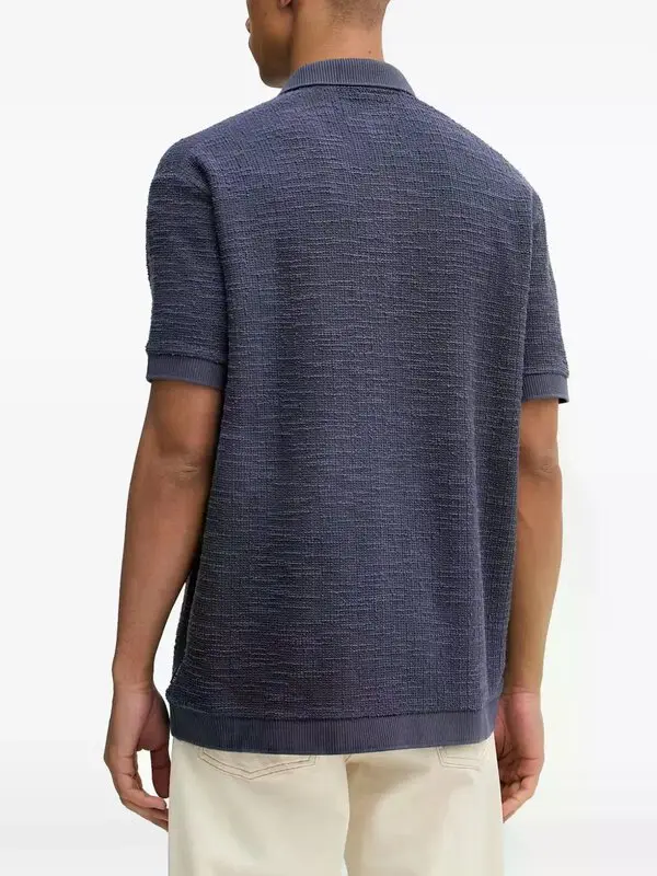 Marc O'polo Textured Short-sleeve Polo Shirt