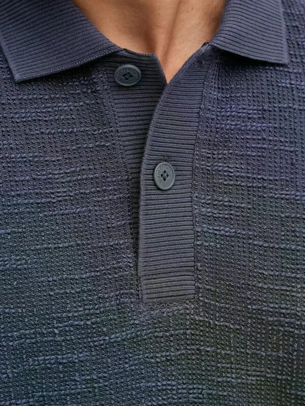 Marc O'polo Textured Short-sleeve Polo Shirt