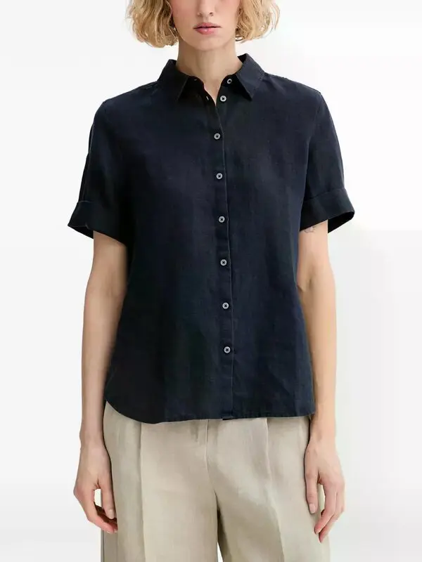 Marc O'polo Short-sleeved Linen Shirt