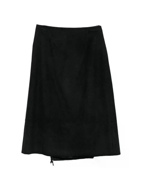 Rabanne 2000s Fringe-trim Wrap Skirt