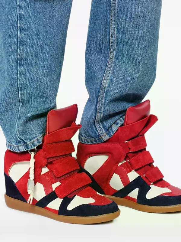 Isabel Marant Étoile Bekett Ring Suede Wedge Sneakers