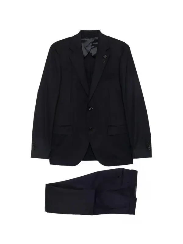LARDINI Notched-lapel Single-breasted Suit