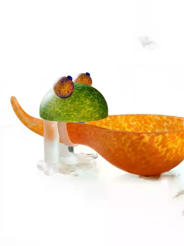 BOROWSKI Frosch Frog-shaped Glass Bowl