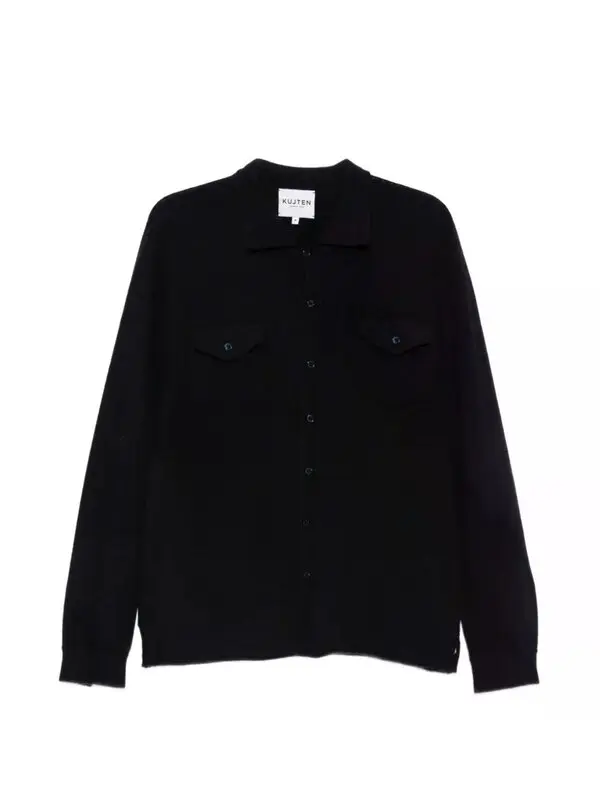 KUJTEN Julius Button-up Cardigan - Blue