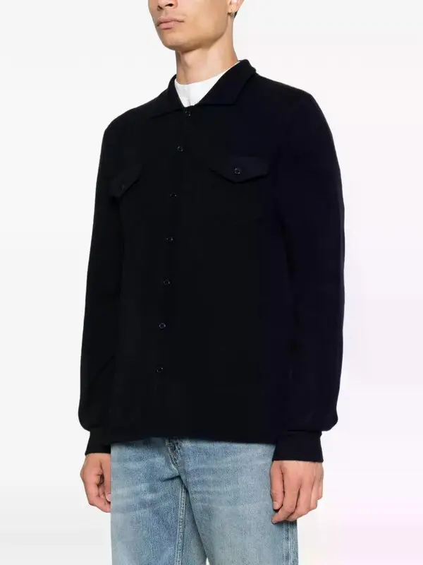 KUJTEN Julius Button-up Cardigan - Blue