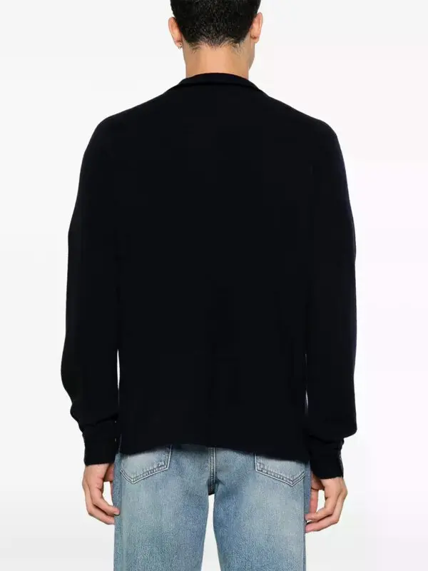 KUJTEN Julius Button-up Cardigan - Blue