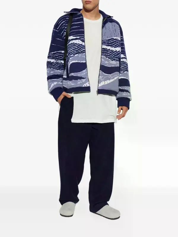 LANEUS Zip-up Cardigan